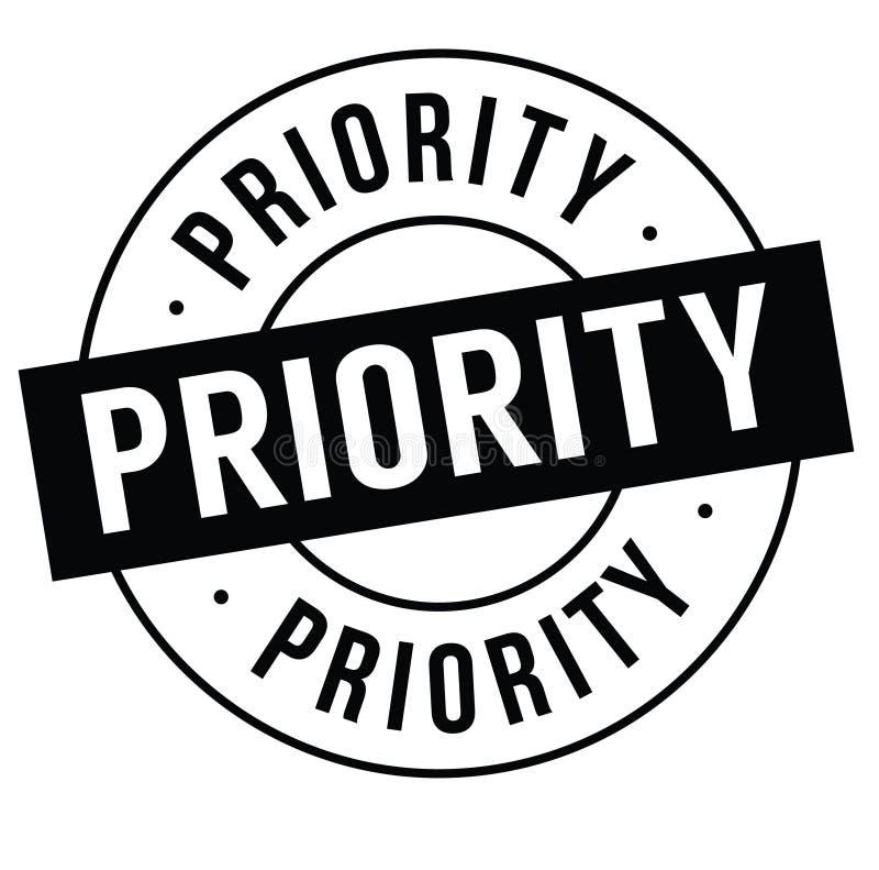 High priority stamp stock vector. Illustration of grungy - 82605653