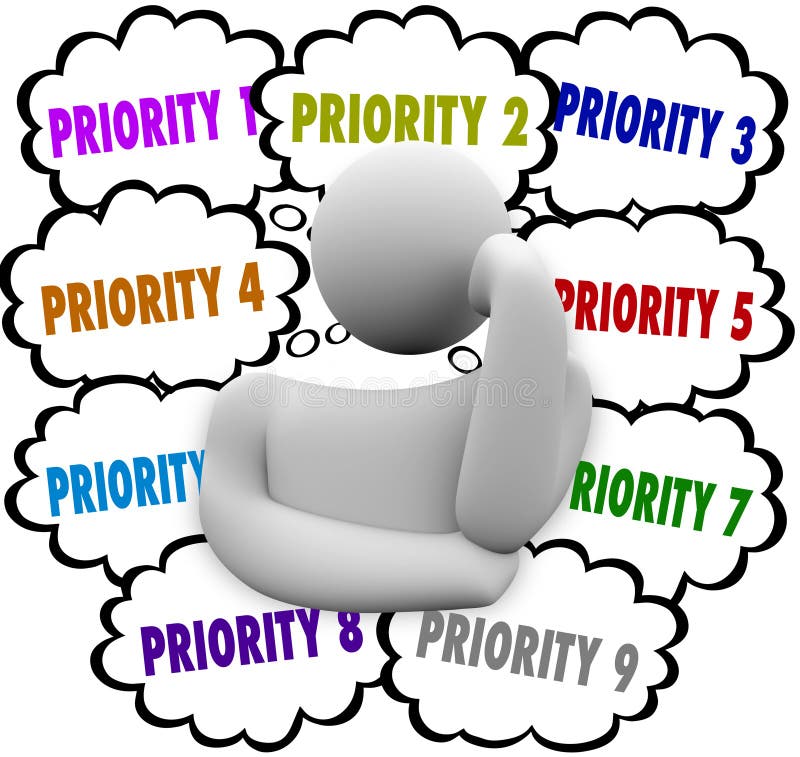 Priorities Priority Stock Illustrations – 964 Priorities Priority Stock ...