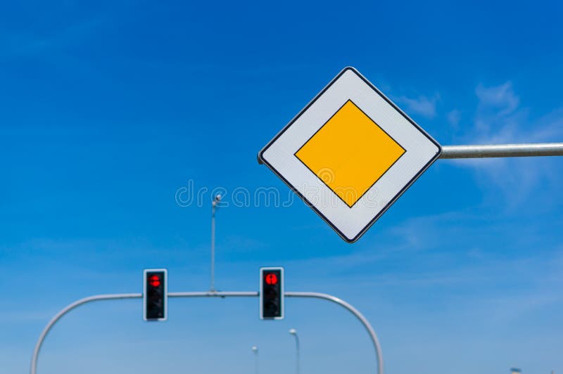 Priority traffic sign stock photo. Image of sign, signs - 96031064