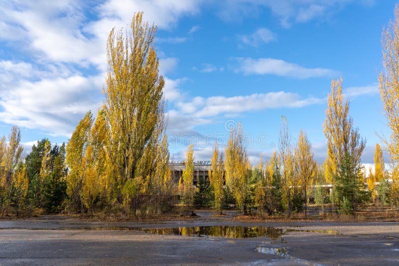Pripyat Town Square stock photo. Image of ecological - 131180654