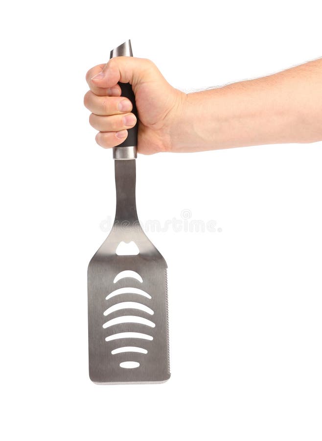 Prise De Main Des Couverts De BBQ. Photo stock - Image du matériel ...