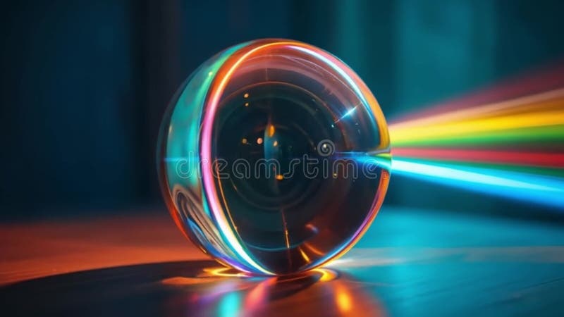 Prism Core - 4K Loop Chromatic Light Sphere for Sci-Fi Visuals ...