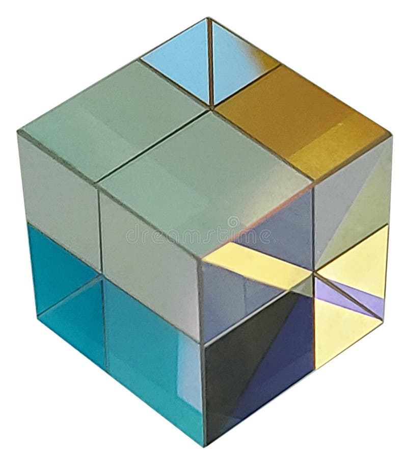 Prism Cube stock image. Image of refract, refraction - 276370831