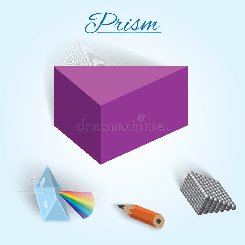 Prism. Image of Volumetric Geometrical Figure with Examples of Such ...