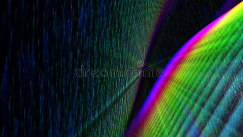 Prism Light Rays Float in Space Green Background Stock Video - Video of ...