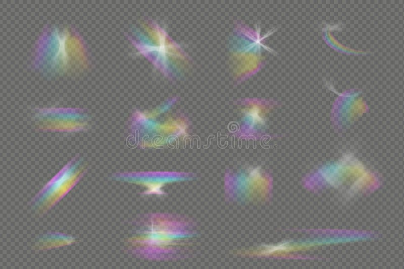 Prism Rainbow Light. Stock Vector Illustration in Realistic Style ...