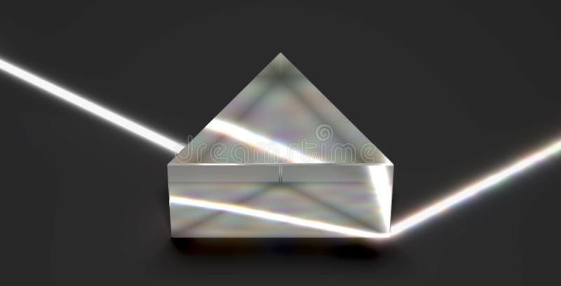 Prism Optical Rainbow Light Ray Spectrum Stock Illustration ...