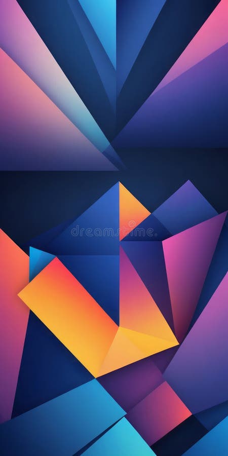 Prism Shapes in Blue and Blue Stock Photo - Image of generated, prism ...