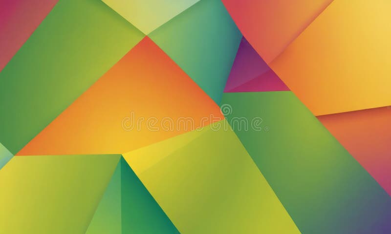Prism Shapes in Lime Moccasin Stock Photo - Image of creative, concept ...