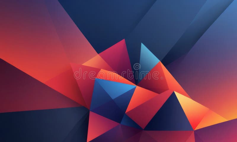 Prism Shapes in Navy Red stock image. Image of texture - 306347893