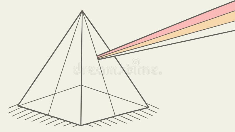 Prism Spectrometer Light Dispersion Lines, Vector Design Generative AI ...