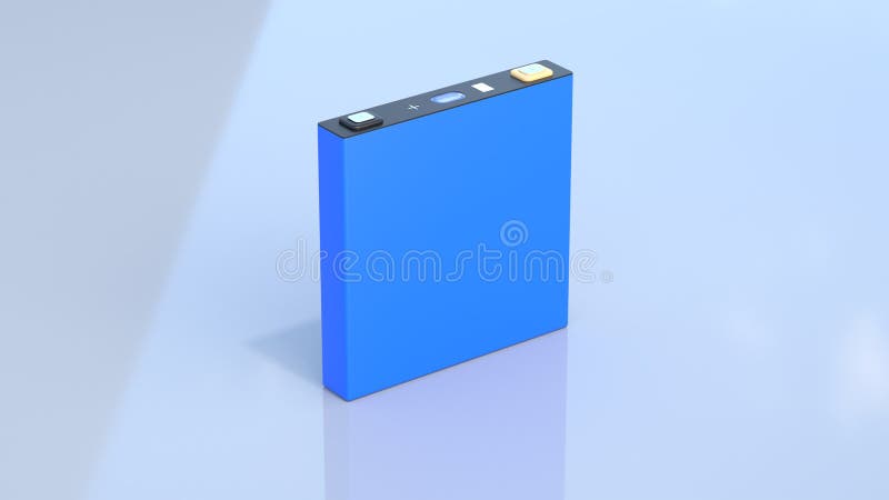 Prismatic Cell, Rectangular Lithium Ion Phosphate LFP Battery Modern ...