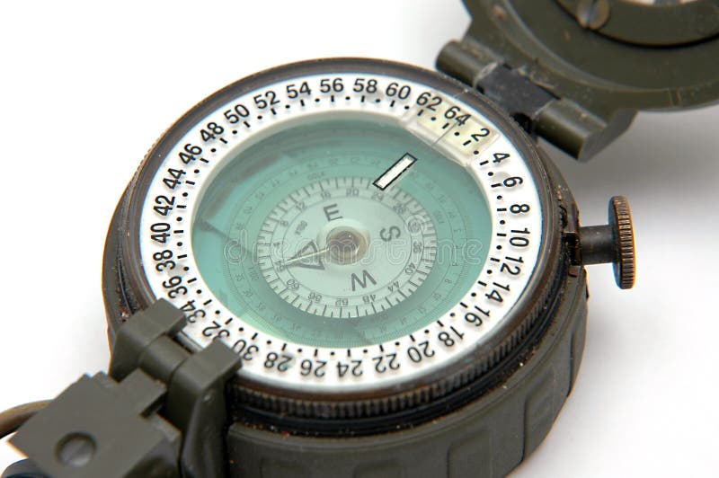 Prismatic Compass stock image. Image of mils, terrain, prismatic - 360059