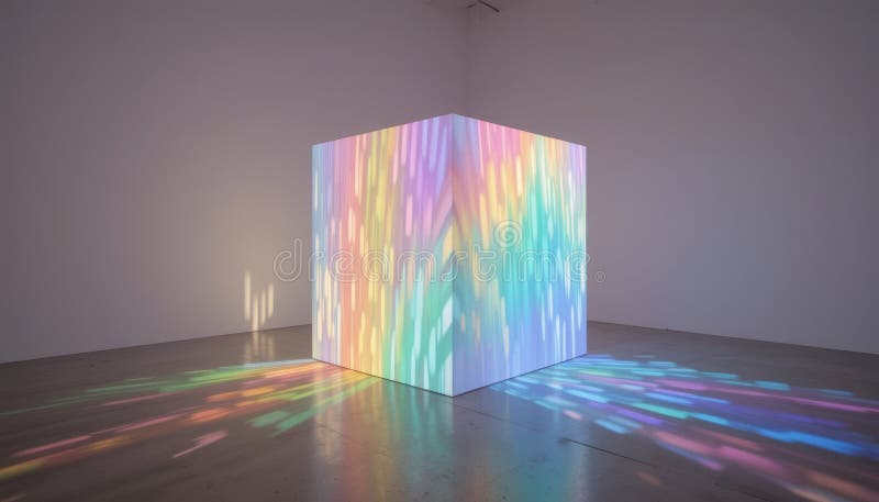 Prismatic Cube Art Installation Stock Illustrations – 13 Prismatic Cube ...