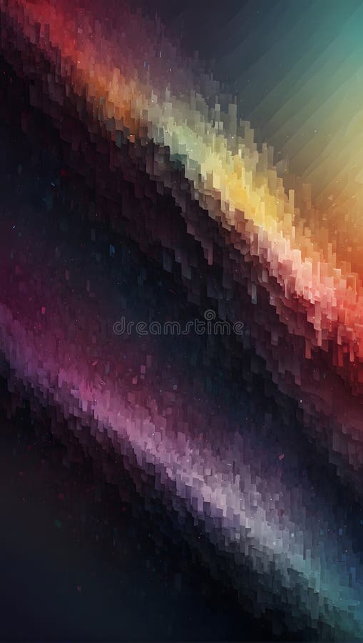 Prismatic Flow. this Stunning Abstract Image Features a Mesmerizing ...