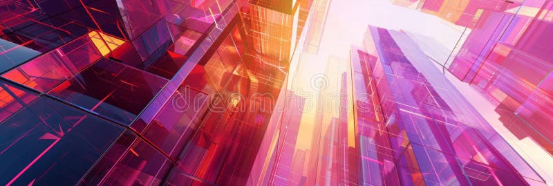 Prismatic Patterns and Textures Resembling a Digital Glitch Creating a ...