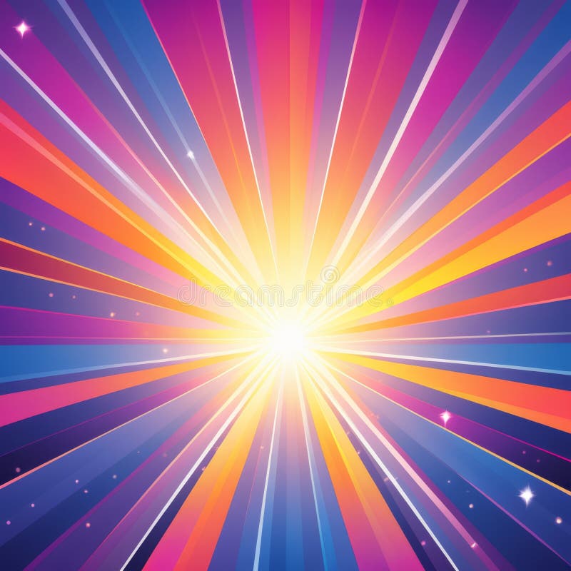 Prismatic Radiance stock illustration. Illustration of borealis - 300093268