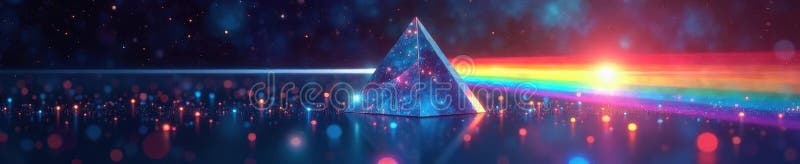 Prismatic Rainbow Refraction, Light Spectrum Display, Lens, Abstract ...