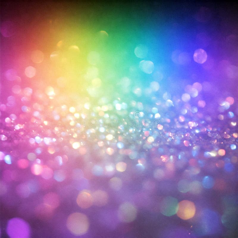 Prismatic Rainbow Sparkles - AI Stock Illustration - Illustration of ...