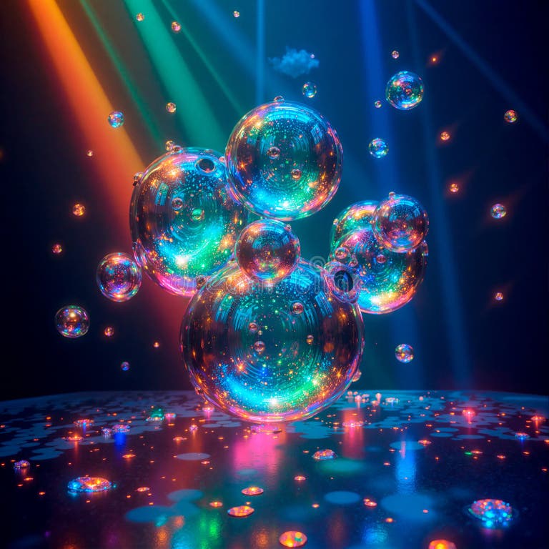 Prismatic Spheres stock photo. Image of prismatic, reflection - 374078800