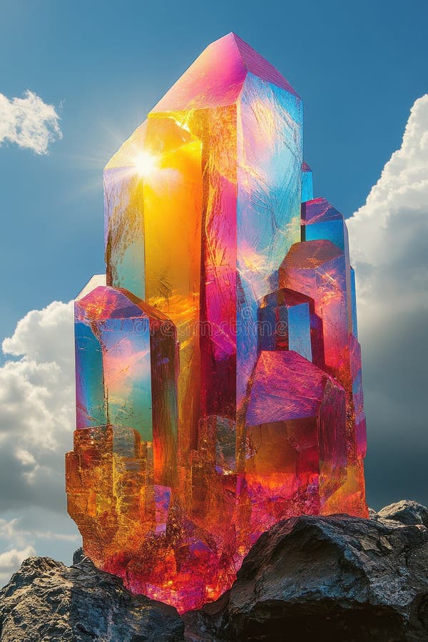 Prismatic Structures with Abstract Crystal Patterns Reflecting Light ...