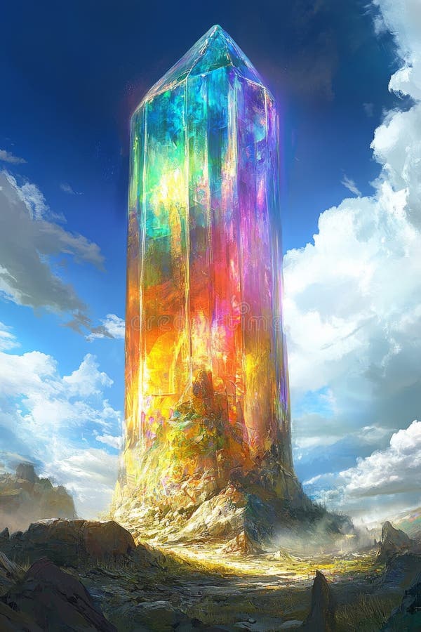 Prismatic Structures Showcasing Abstract Crystal Patterns that Disperse ...