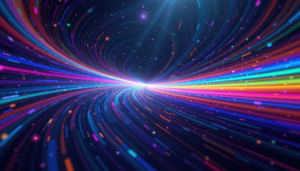 Prismthread Spin Gradient: Spinning Prism Hues in Threadlike Textures ...