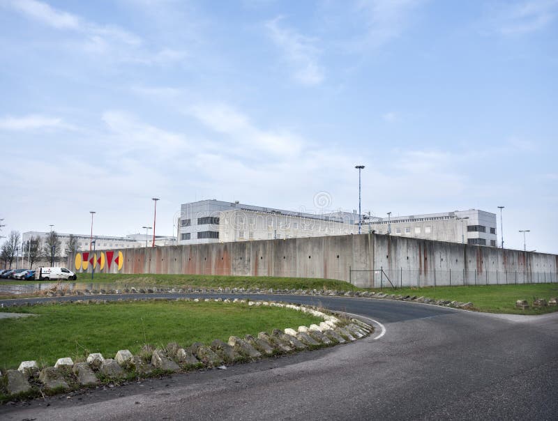 Prison at Almere in the Province of Flevoland in Holland Editorial ...