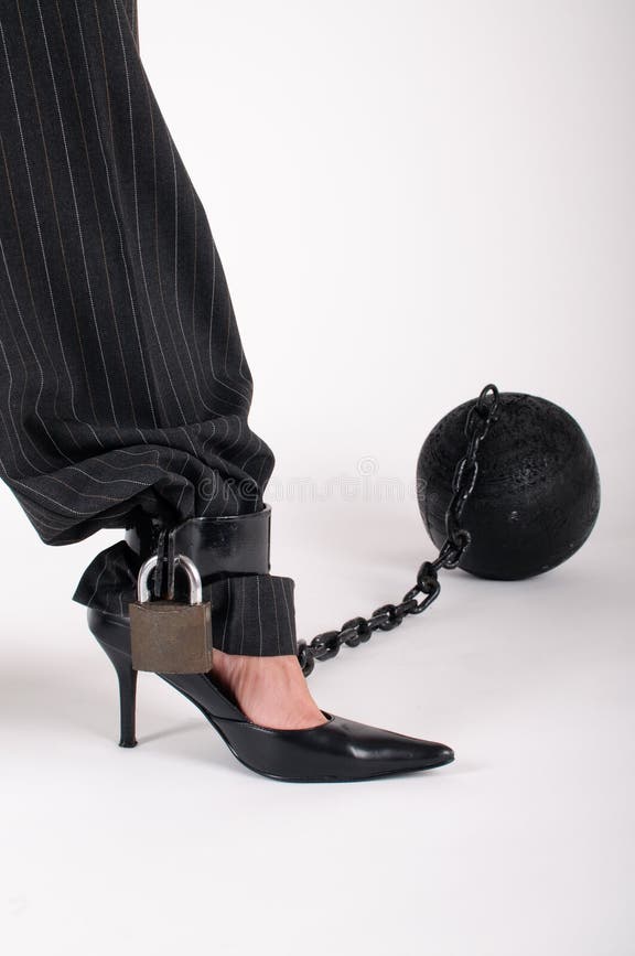 Prison ball stock image. Image of debt, padlock, shiny - 16562443