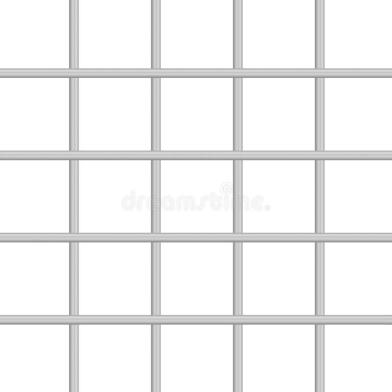 Isolated Prison Fence - Realistic Security Border with Metal Mesh Grid ...