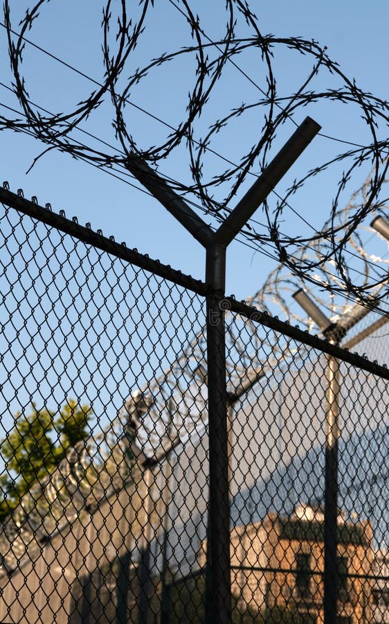 Prison wire stock image. Image of constantino, danger, round - 246383