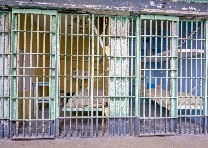 Prison Bars and Beds within the Cells Stock Photo - Image of cell ...