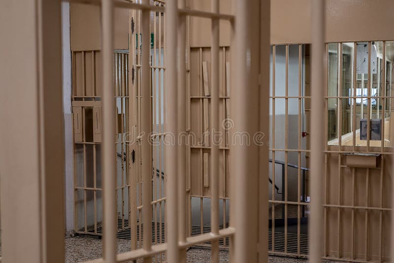 Prison bars, close up stock image. Image of lock, history - 150845933