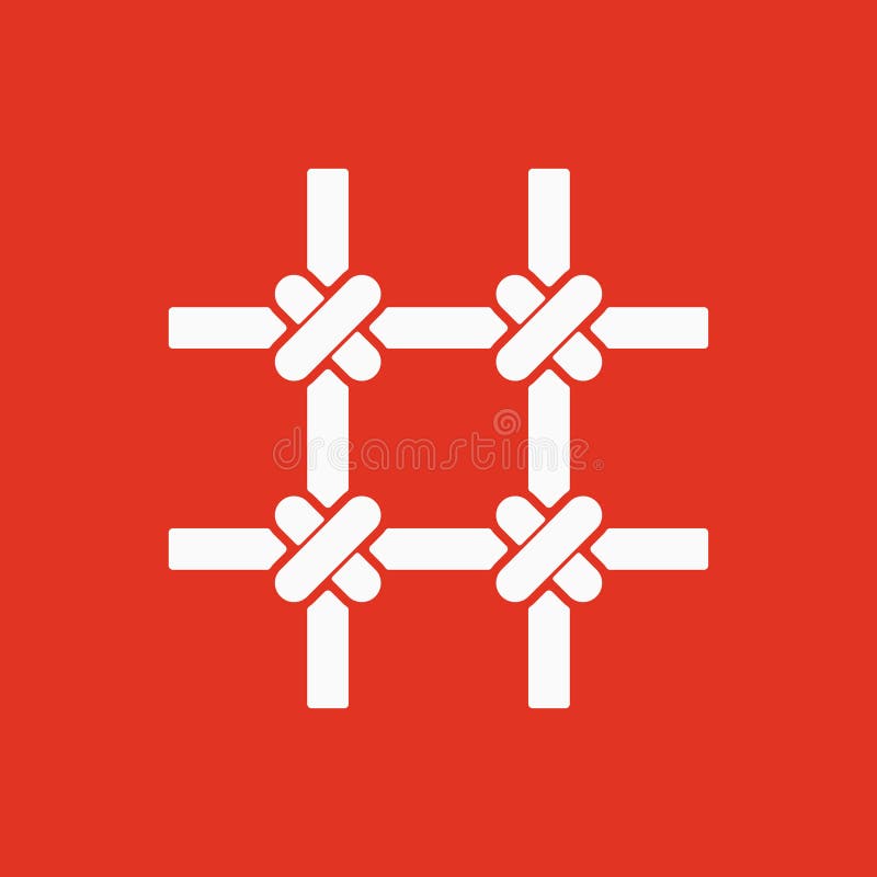 The Prison Bars Icon. Grid Symbol. Flat Stock Vector - Illustration of ...