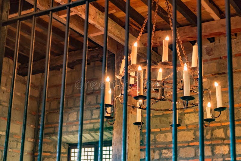 Prison Bars editorial stock image. Image of concrete - 100240819