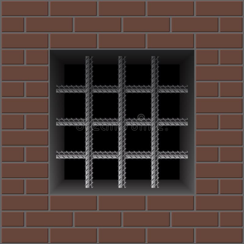 Rust prison bars stock image. Illustration of emptied - 54303359