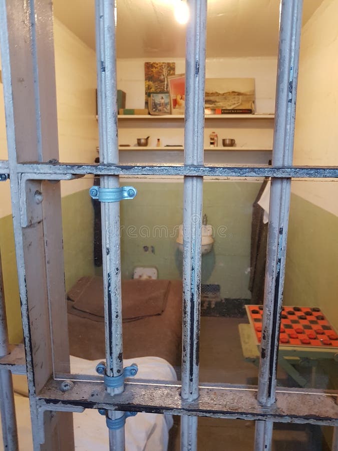 Prison Cell Alcatraz San Francisco Stock Image - Image of visit, museum ...