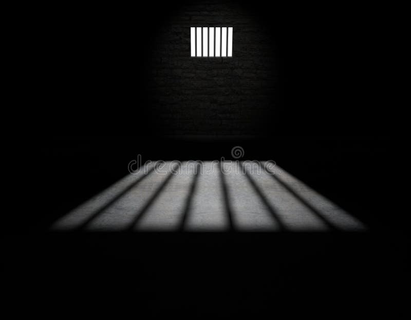 Prison Cell, Inside a Prison Cell Stock Illustration - Illustration of ...