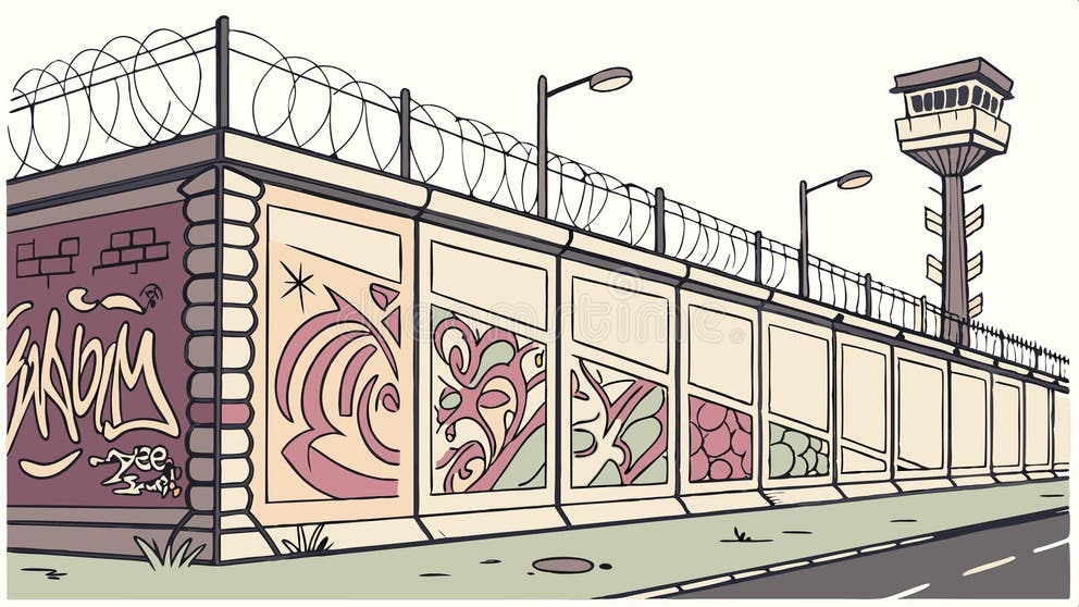 Prison Cell Interior, Confinement and Isolation Scene Vector Design ...