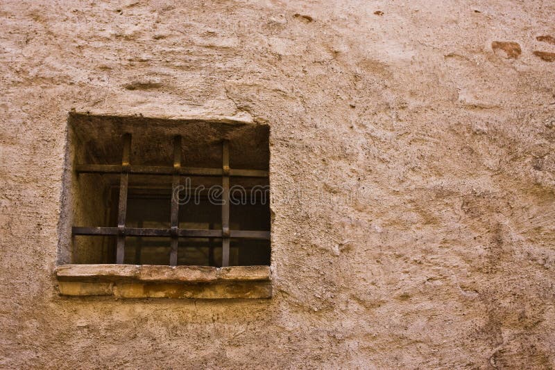 Barred jail window stock photo. Image of restrict, window - 5027500