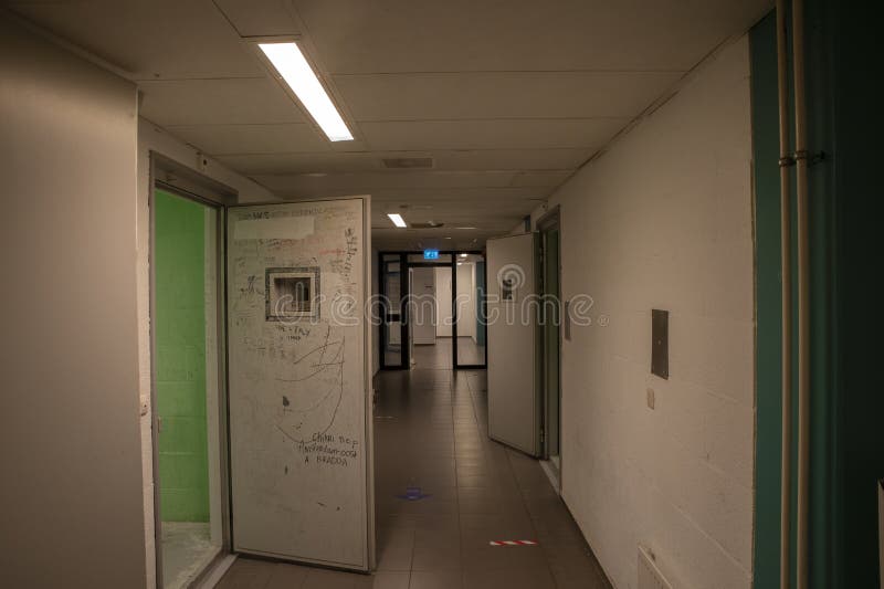 Prison Cells Inside the Former Justice Building at Amsterdam the ...