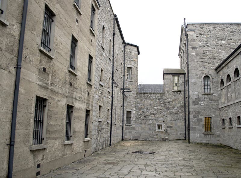 Prison courtyard stock image. Image of cellblock, hold - 4957063