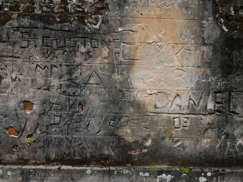 Prison Graffiti, Brazil. stock image. Image of brazil - 4398063