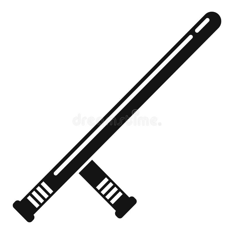 Prison Guard Baton Composition Stock Illustration - Illustration of ...