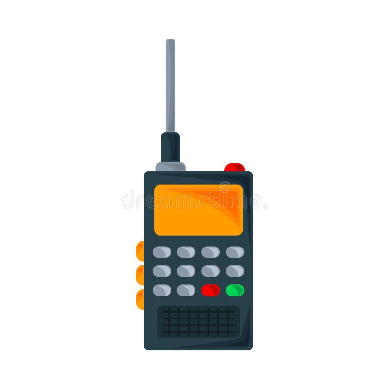 Prison Guard Equipment Radio Stock Vector - Illustration of emergency ...