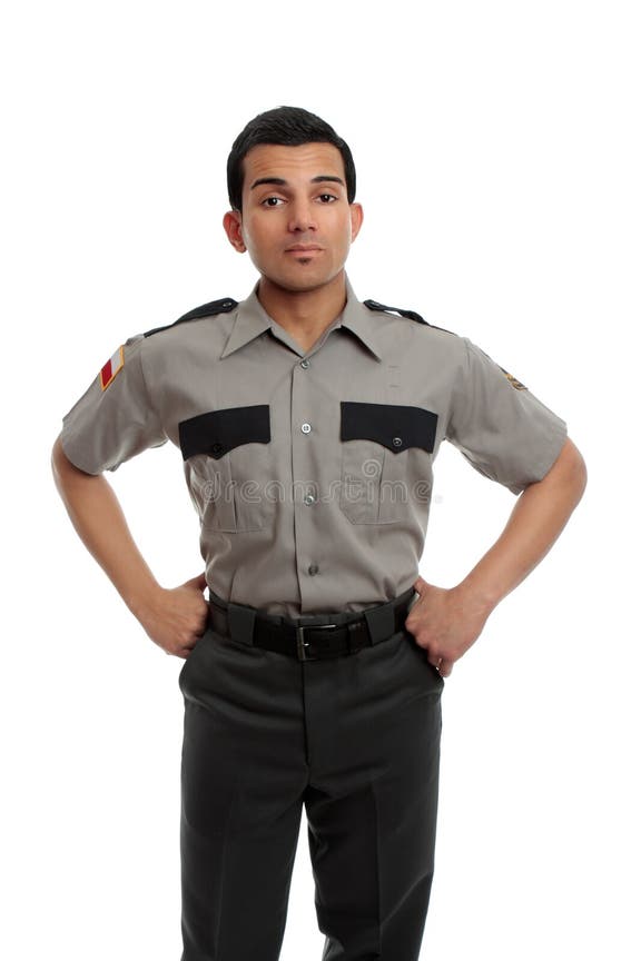 Prison guard or policeman stock photo. Image of person - 20822942