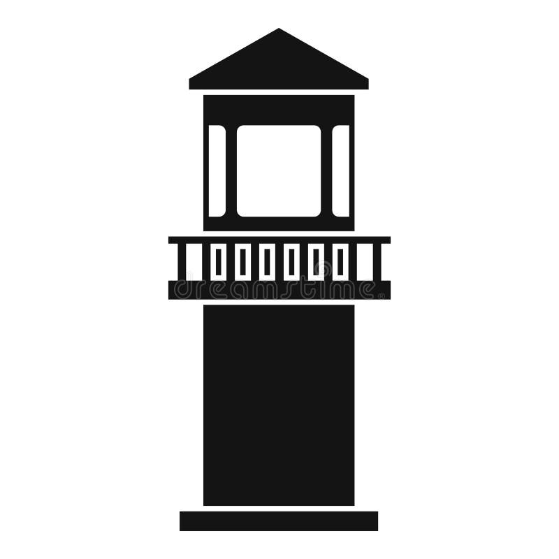 Guard tower blueprints stock vector. Illustration of post - 229173105