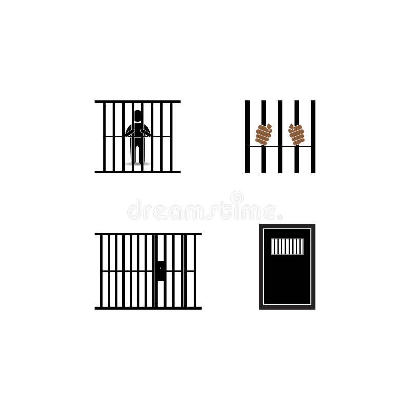 Prison icon stock vector. Illustration of crime, adult - 250043693