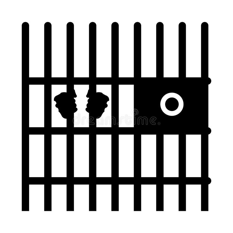 Man In Prison Icon. Simple Element Illustration. Man In Prison Symbol ...