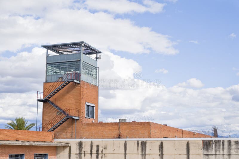Prison watchtower stock photo. Image of guard, berlin - 8382970